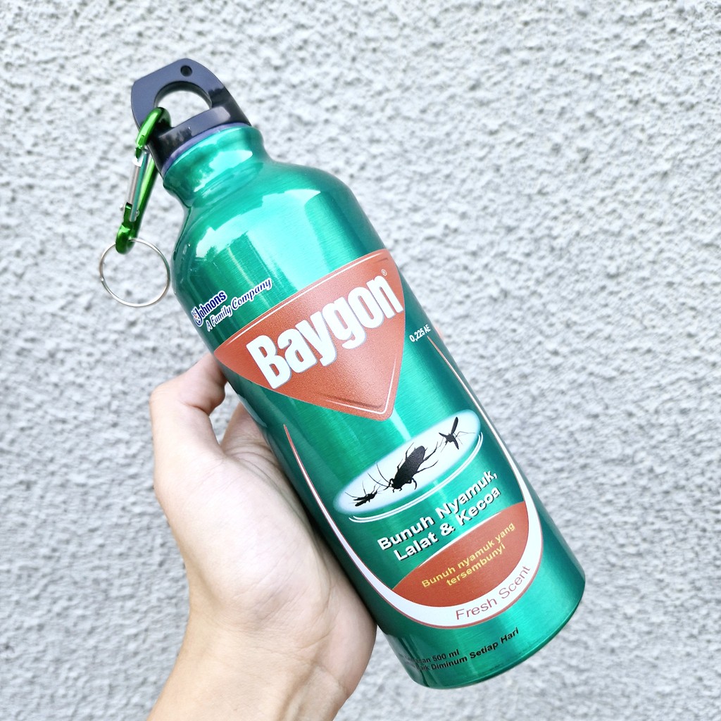 Jual TUMBLER PRANK BAYGON SPORT CARABINER BOTOL MINUM MODEL OBAT NYAMUK ...