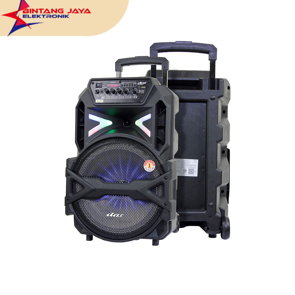 Jual Speaker DAT 12" DOUBLE MIC TROLLEY MURAH / Speaker trolley dat 12 ...