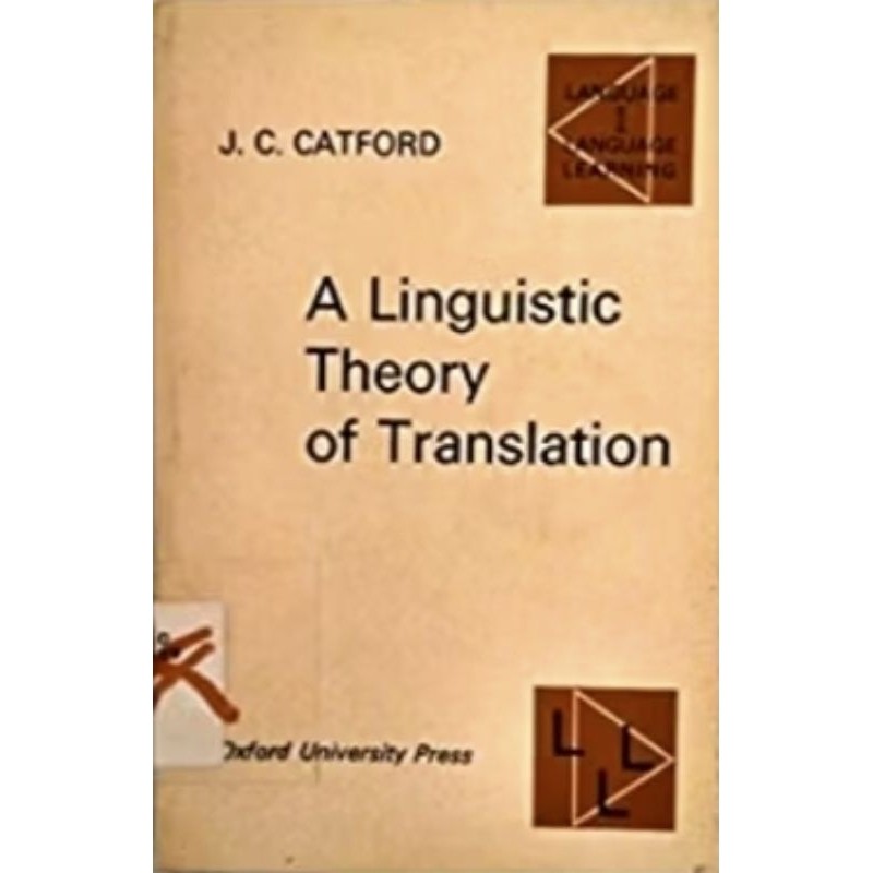 Jual A Linguistic Theory Of Translation Catford | Shopee Indonesia