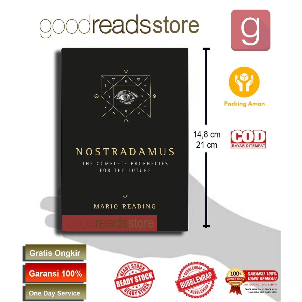 Jual Nostradamus: Complete Prophecies for the Future - Mario Reading (English) - goodreads ...