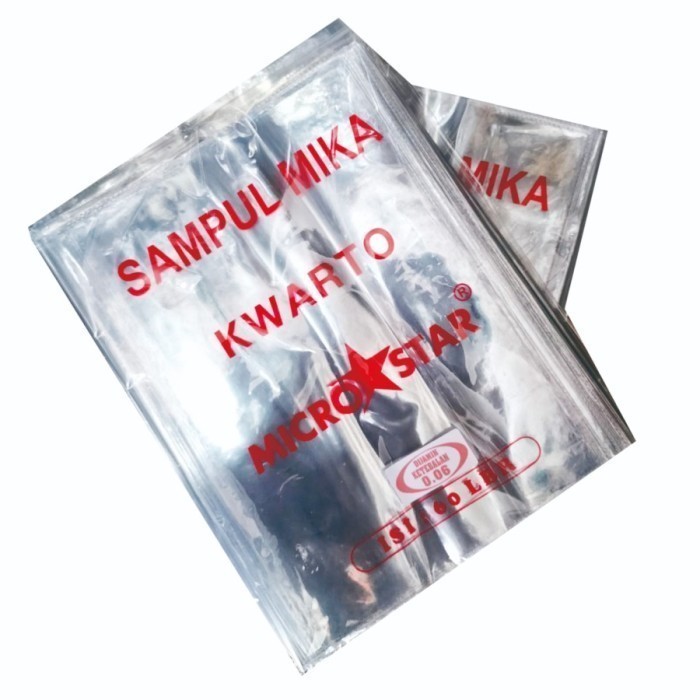 Jual sampul buku plastik mika ( 1pak isi 10 pcs) | Shopee Indonesia
