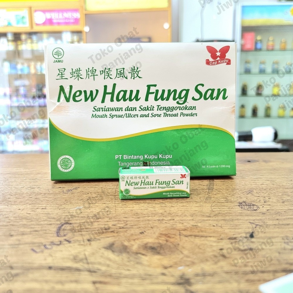 Jual Hau Fung San Cap Kupu Kupu (Sakit Tengorokan, Panas Dalam ...