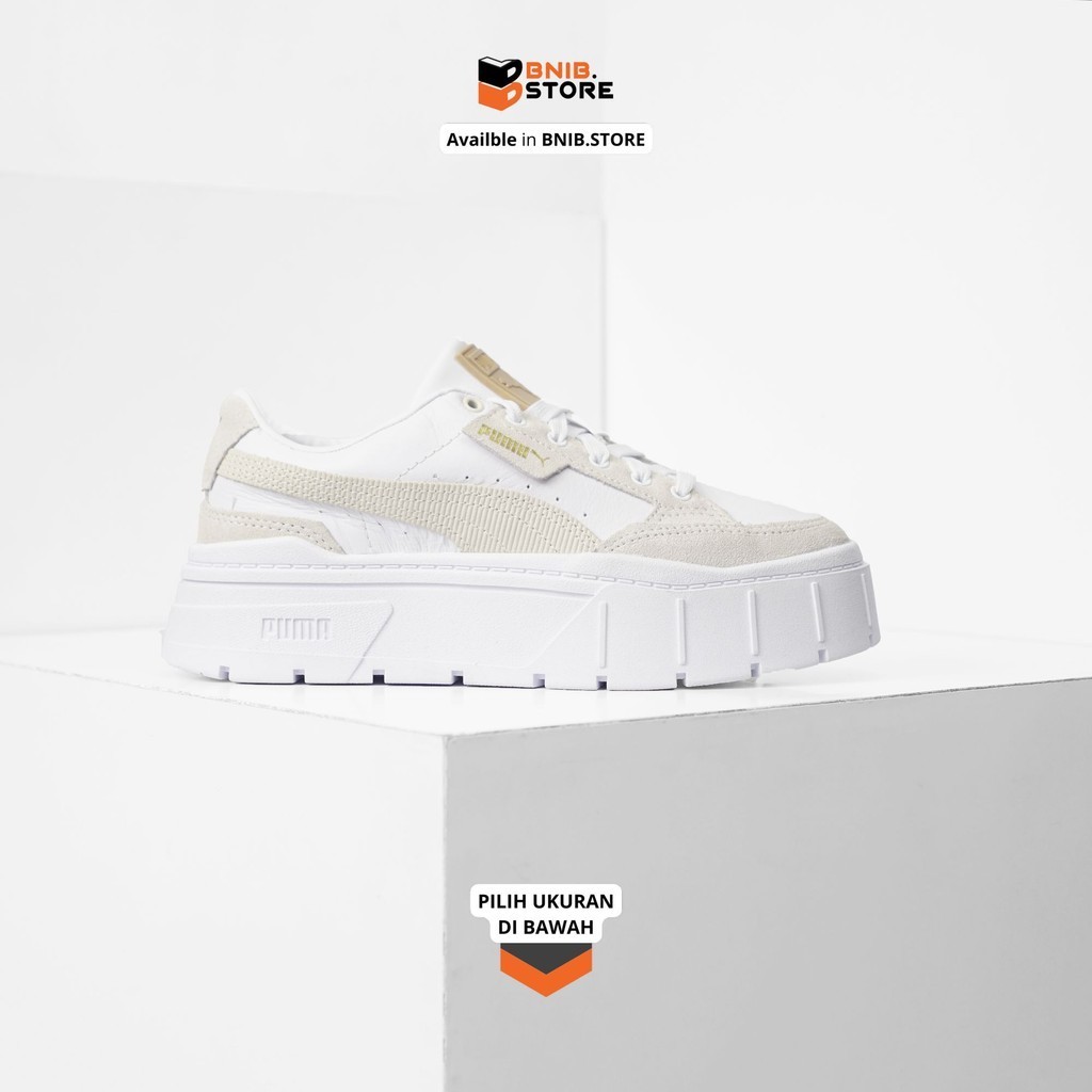 Jual Sneakers Puma Mayze Stack Cord Pristine White [392103 01] Original