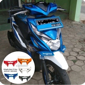 Jual Winglet Beat Street Beat new Fi Esp Echo 2016 2017 2018 2019 Hitam ...