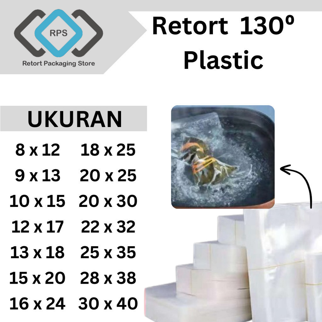 Jual Plastik Retort 130°C - 25 x 35 kemasan boilpack tahan pana - 25 x ...