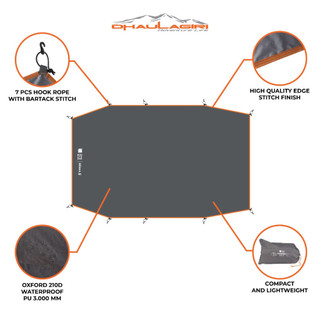 Jual Dhaulagiri - footprint mahika 5 full cover - alas tenda mahika 5 ...