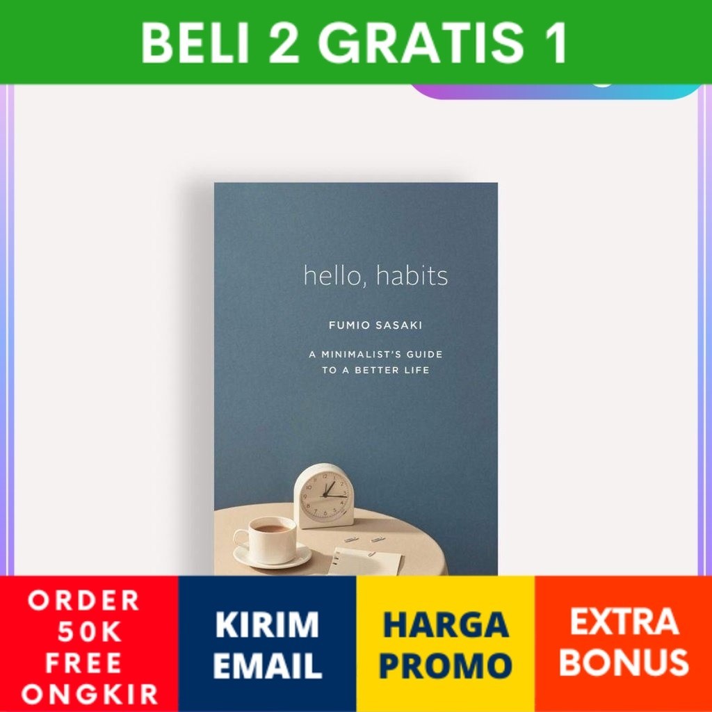 Jual Hello, Habits | Fumio Sasaki | Shopee Indonesia