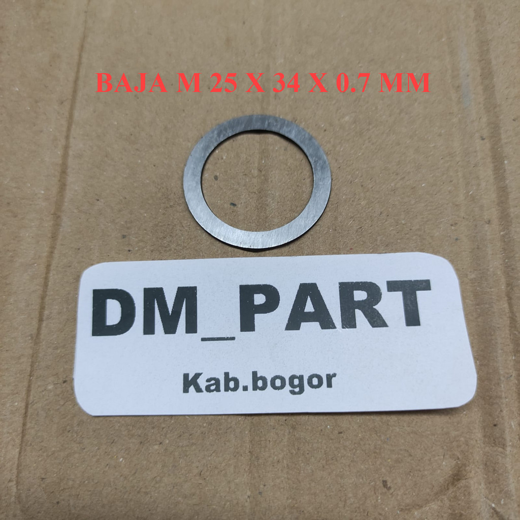 Jual Ring mesin motor mobil washer baja M25 × 34 × 0.7 mm 25 34 0.7 ...