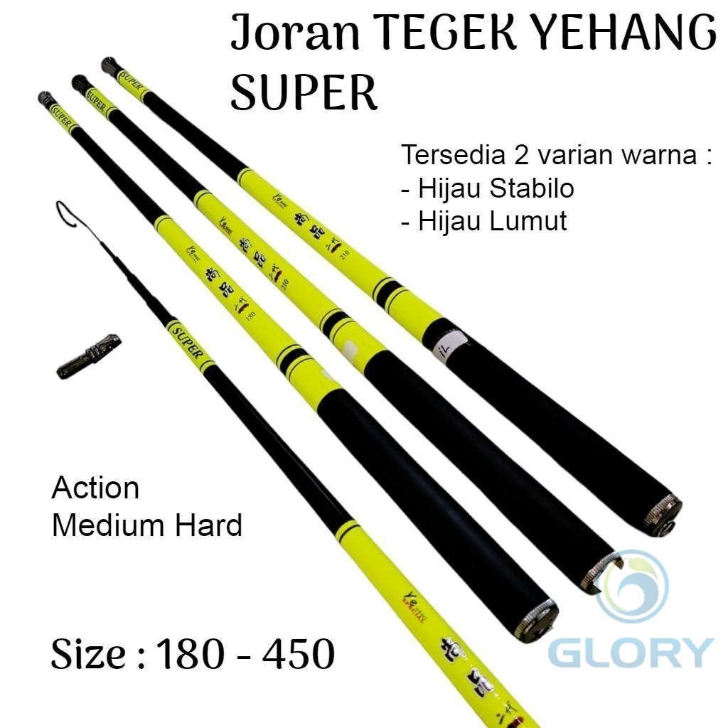 Jual Yehang Super 180 210 240 270 360 450 Joran Tegek Carbon Action ...