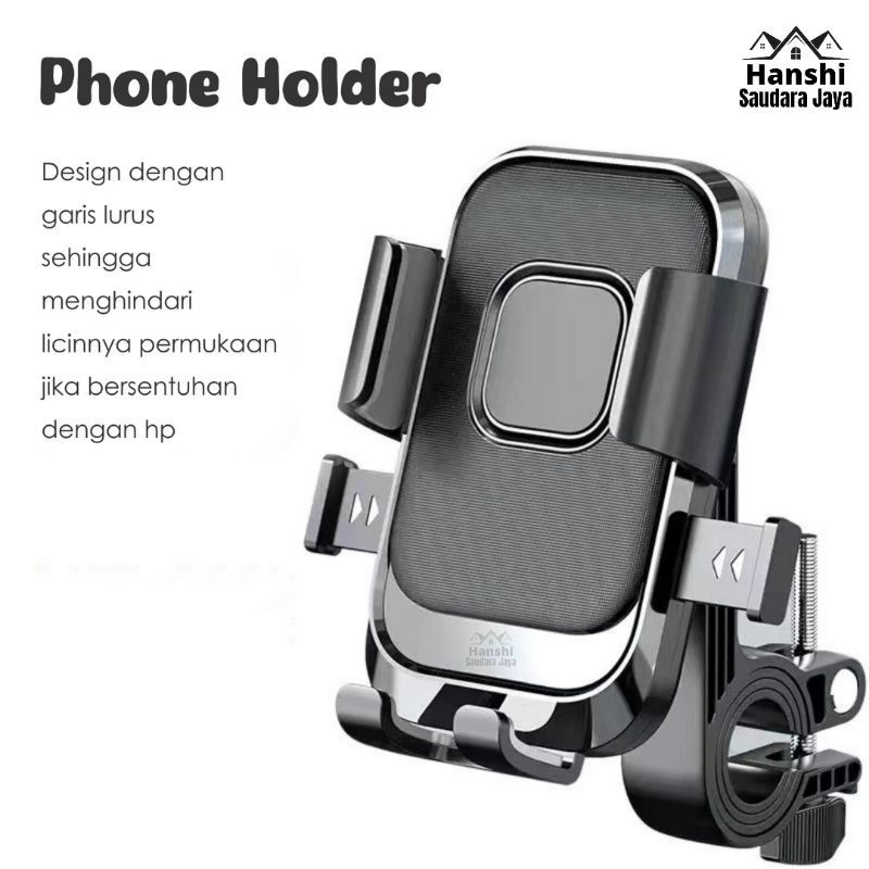 Jual [HJS] Holder HP Motor / Holder Motor Spion / Penyangga Handphone ...