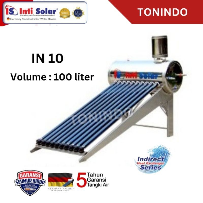 Jual Inti Solar IN 10/ IN 20 Pemanas Air Tenaga Matahari / Water Heater ...