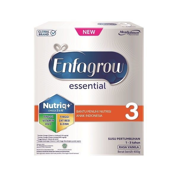 Jual ENFAGROW ESSENTIAL 3 400G BOX | Shopee Indonesia