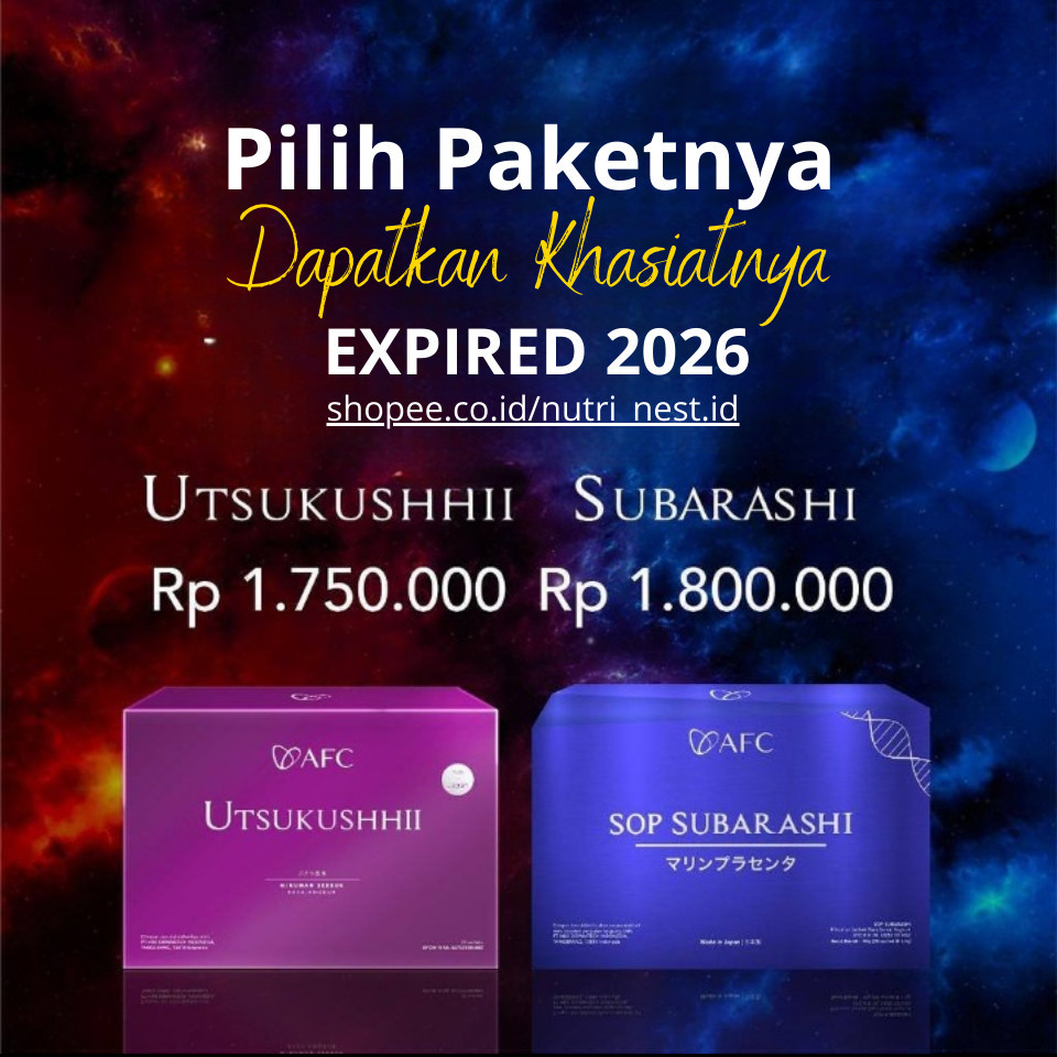 Jual PROMO 2 BOX SOP SUBARASHI UTSUKUSHI GOLD SUBARASI UTSUKUSHHII GOLD ...