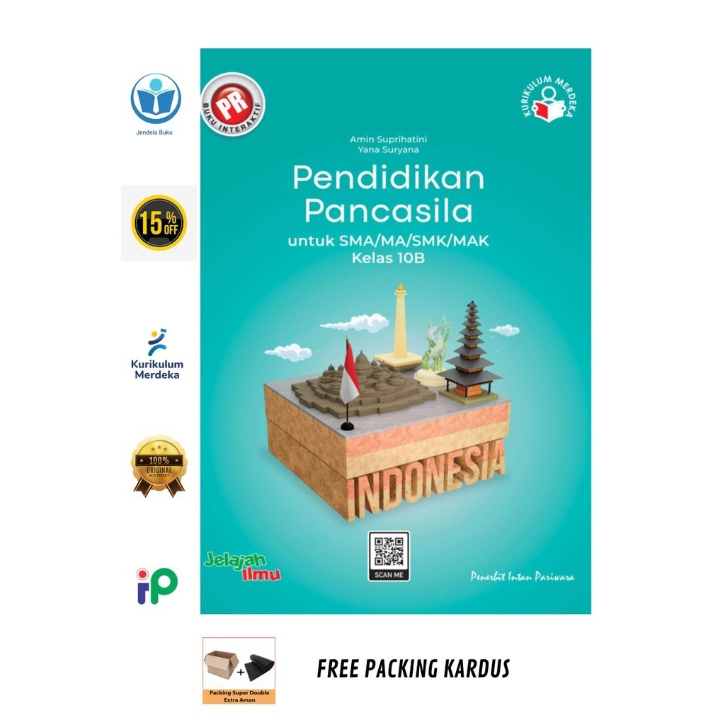 Jual Buku PR/LKS interaktif PKN EDISI 2024 ( Pendidikan Pancasila Kewarganegaraan) SMA Kelas 10 ...
