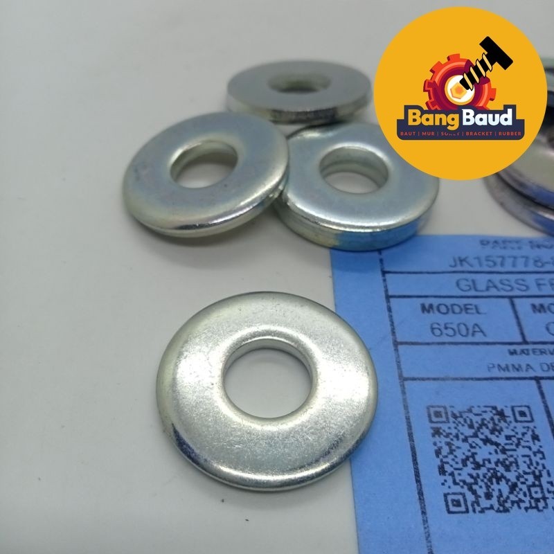 Jual RING LOBANG M10 BAUT 14 SUPER TEBAL RING BAUT STANG SEGITIGA ...