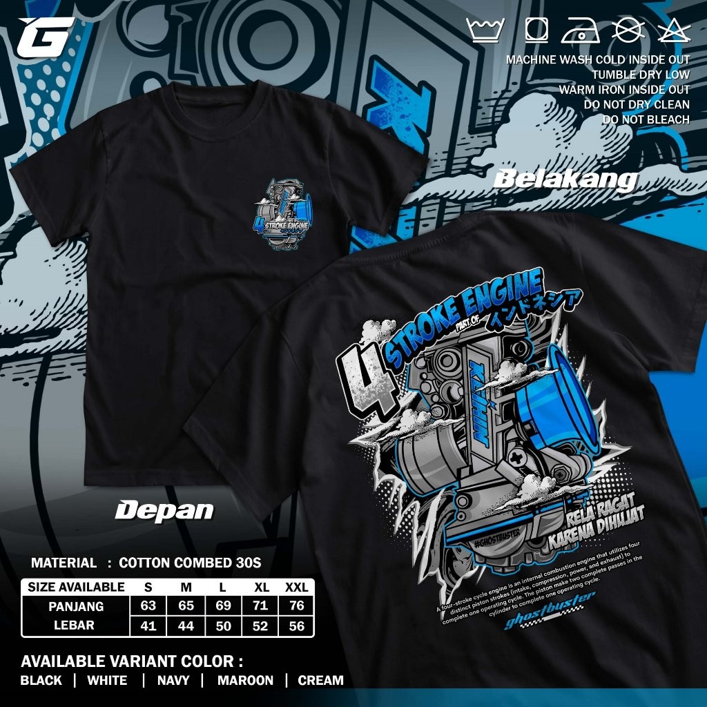 Jual ARTAKAOS - Kaos 4 Stroke Engine Rela Ragat Karena Dihujat Baju ...