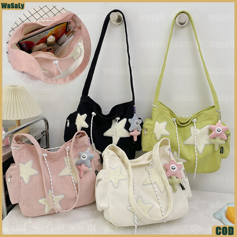 Jual Tas Corduroy Perempuan Bahu Wanita Tas Cewek Tas Selempang Wanita ...