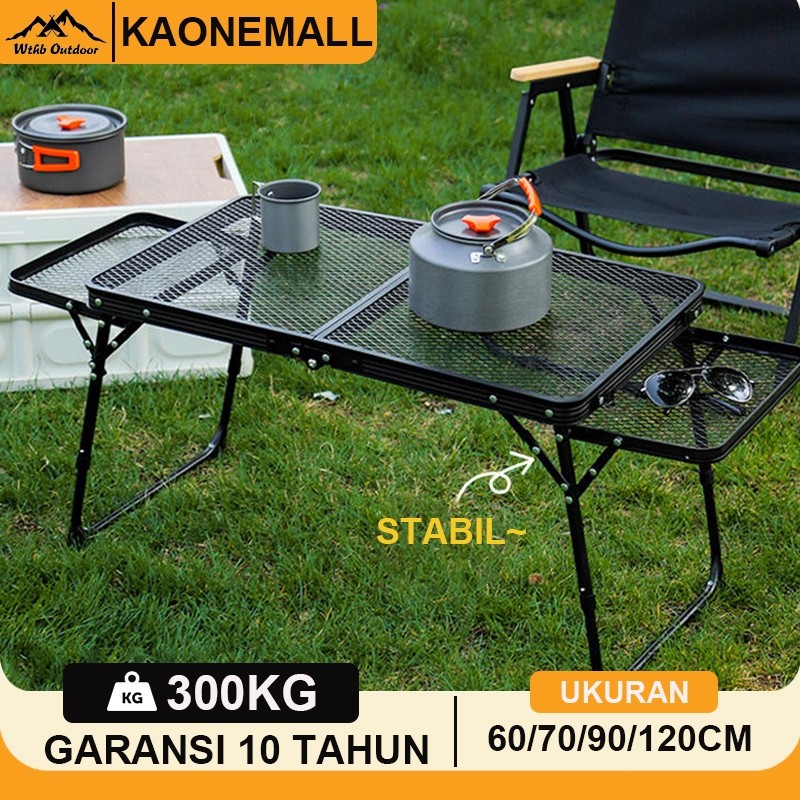 Jual rt45r 【KAONE】Meja Lipat Grid Portable Meja Camping Serbaguna Meja ...