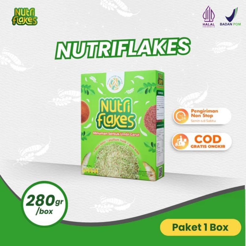 Jual Nutriflakes Sereal Umbi Garut Atasi Asam Lambung Gerd dan Maag By Brafura | Shopee Indonesia