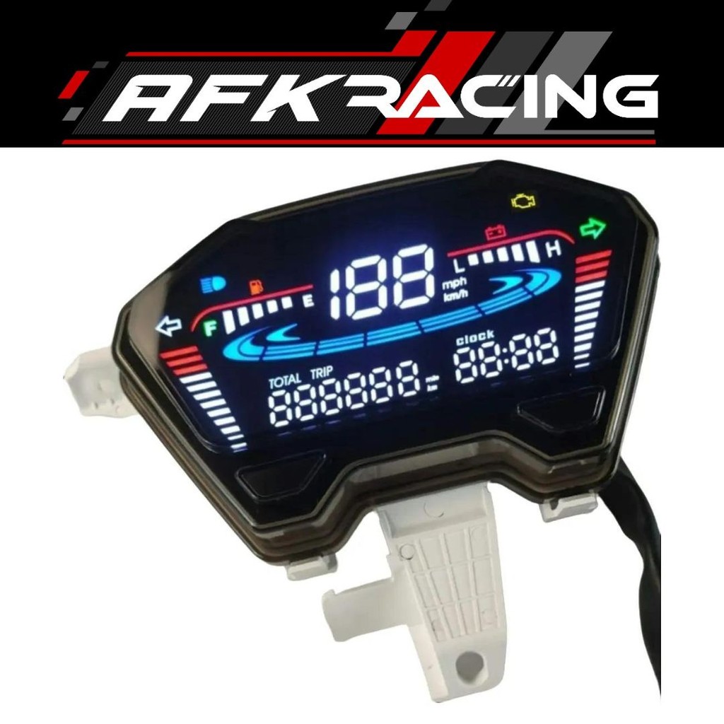 Jual speedometer digital led odometer gauge motor HONDA VARIO BEAT ...