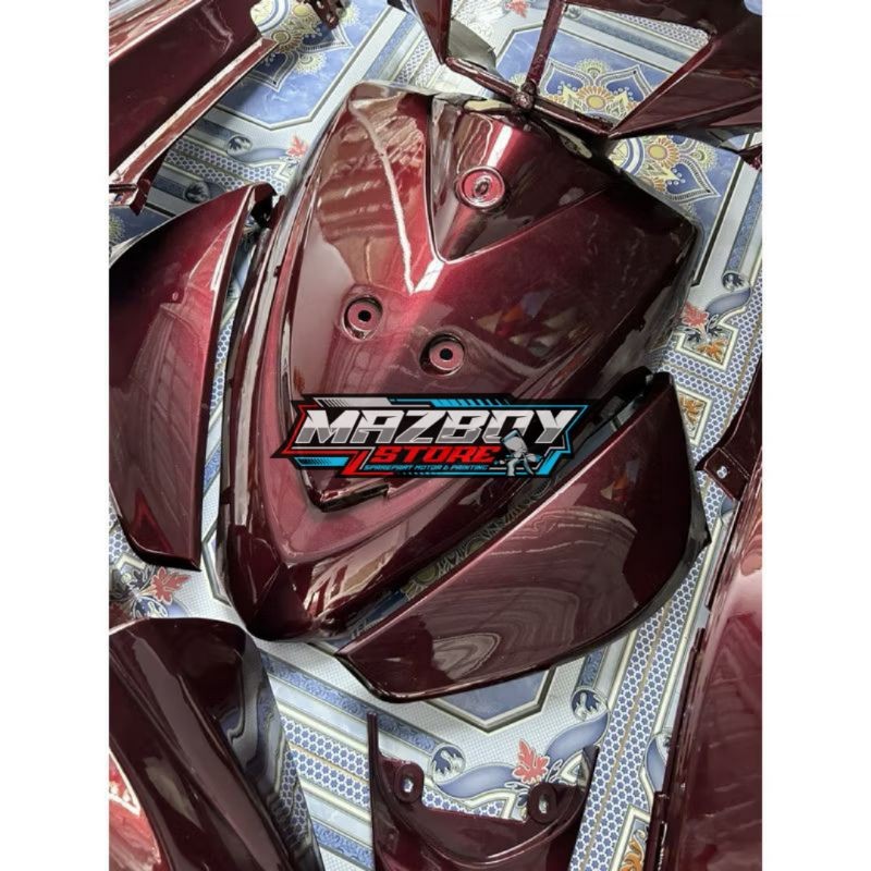 Jual FULL SET BODY HALUS MIO J WARNA RED MOONLIGHT CUSTOM REQUEST ...