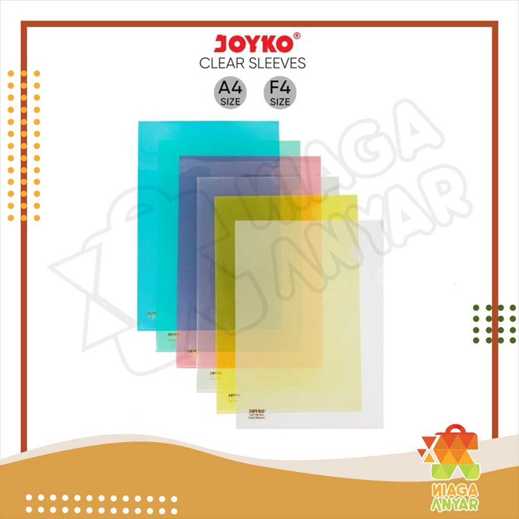 Jual NA JOYKO Clear Sleeves Map L 1 Pcs Plastik Transparan CS 2335 F4 ...