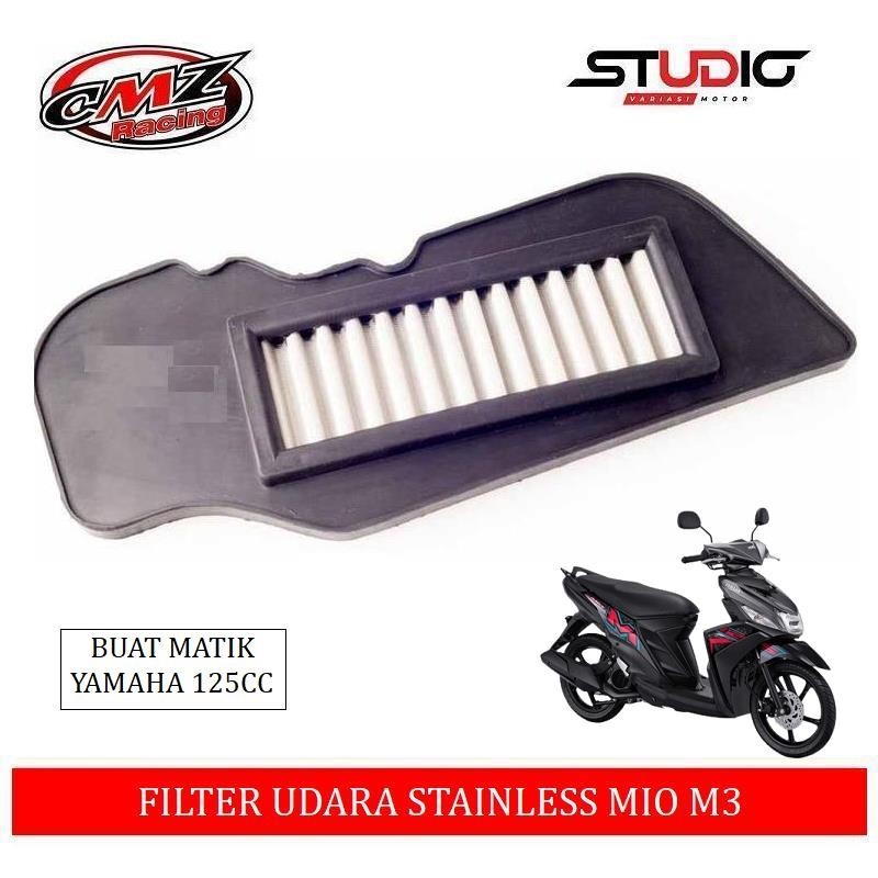 Jual Filter Saringan Udara Stainless Sepeda Motor Mio M3 Z S, Soul Gt ...