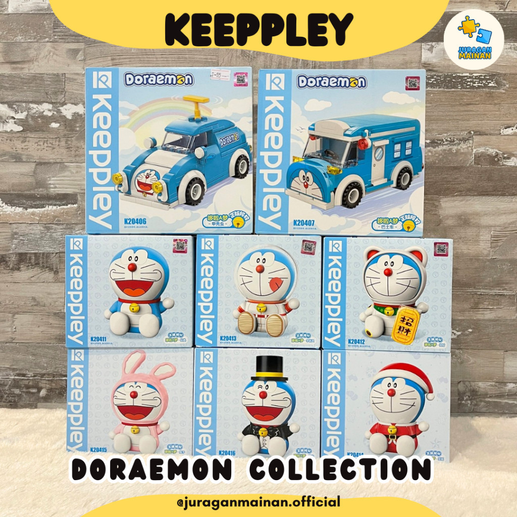 Jual BIGSALE KEEPPLEY TOYS Doraemon Figure Series - Bricks bongkar ...