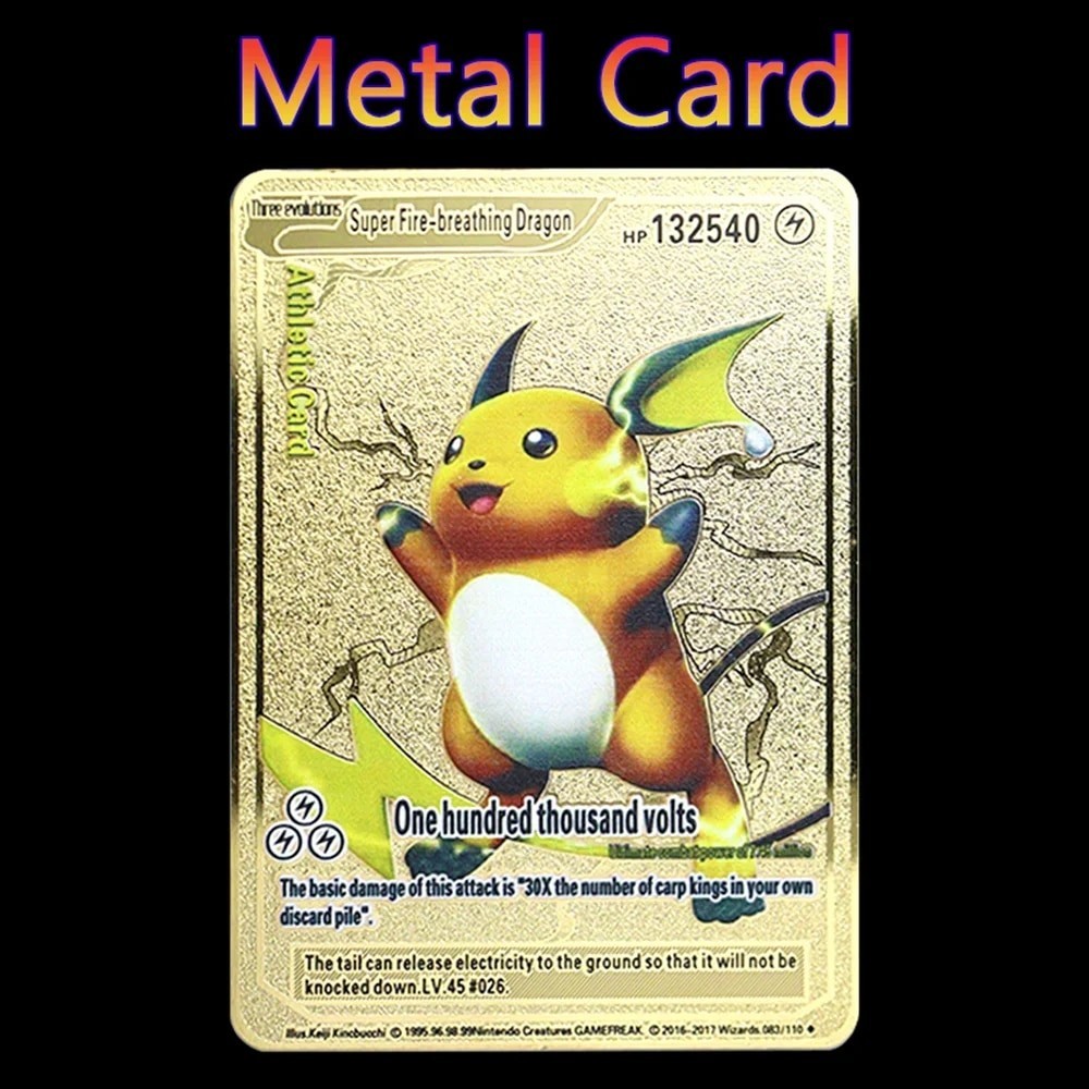 Jual Hot 132540 Point High Hp Raichu Charizard Zamazenta Pokemon Super ...