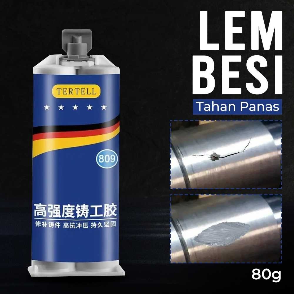 Jual Lem Besi AB Tahan Panas Industrial Metal Repair Glue 80g | Shopee ...