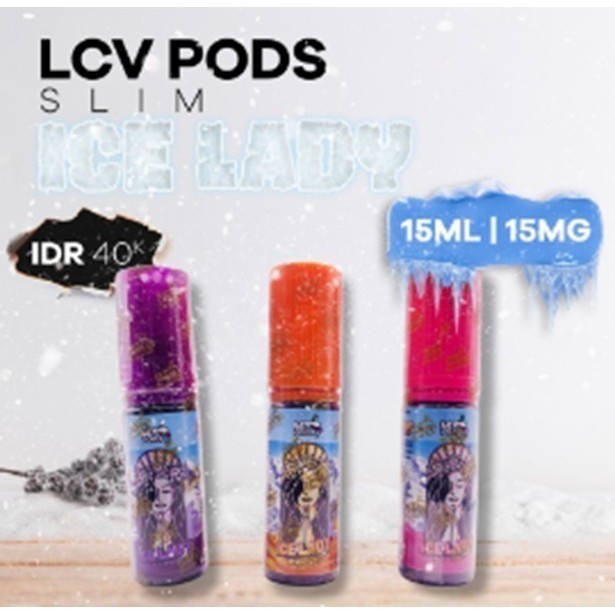 Jual [SALT] - Lcv Pods Slim ICE LADY BUBBLEGUM 15ML 15MG Project Liquid ...