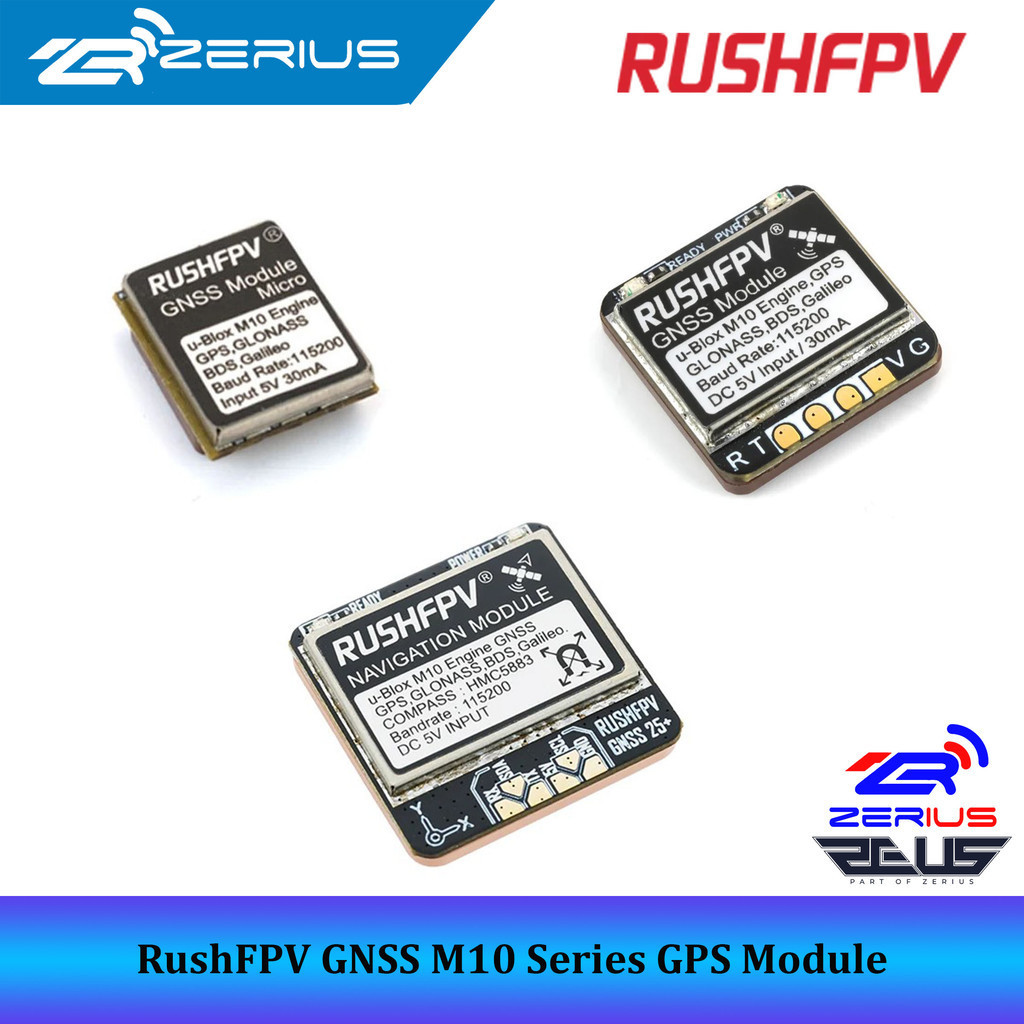 Jual RushFPV GNSS M10 Series GPS Module for FPV Drone | Shopee Indonesia