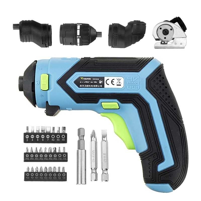 Jual Obeng Elektrik 4 in 1 Wireless Cordless 4V with Pouch | Shopee ...