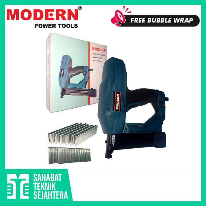 Jual MODERN M-30FU Mesin Staples Paku Tembak Listrik Electric Tacker Gun Nailer Nail M30FU M30 ...