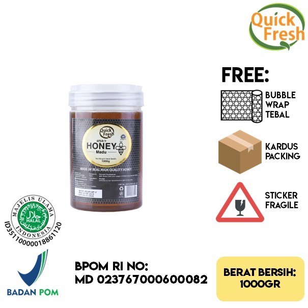Jual Madu Murni Asli Quick Fresh Honey 1kg (Bucket Plastik) | Shopee ...