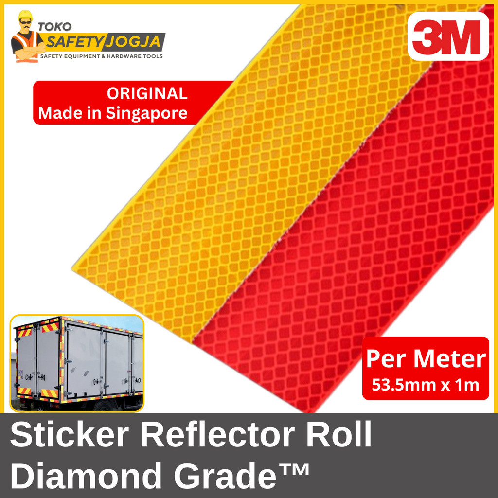 Jual ECERAN STICKER MOBIL REFLEKTOR 3M Made In Singapore LOLOS UJI KIR ...