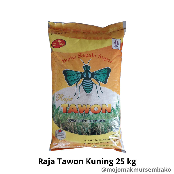 Jual Beras Kepala Super Raja Tawon Kuning 25 Kg | Shopee Indonesia
