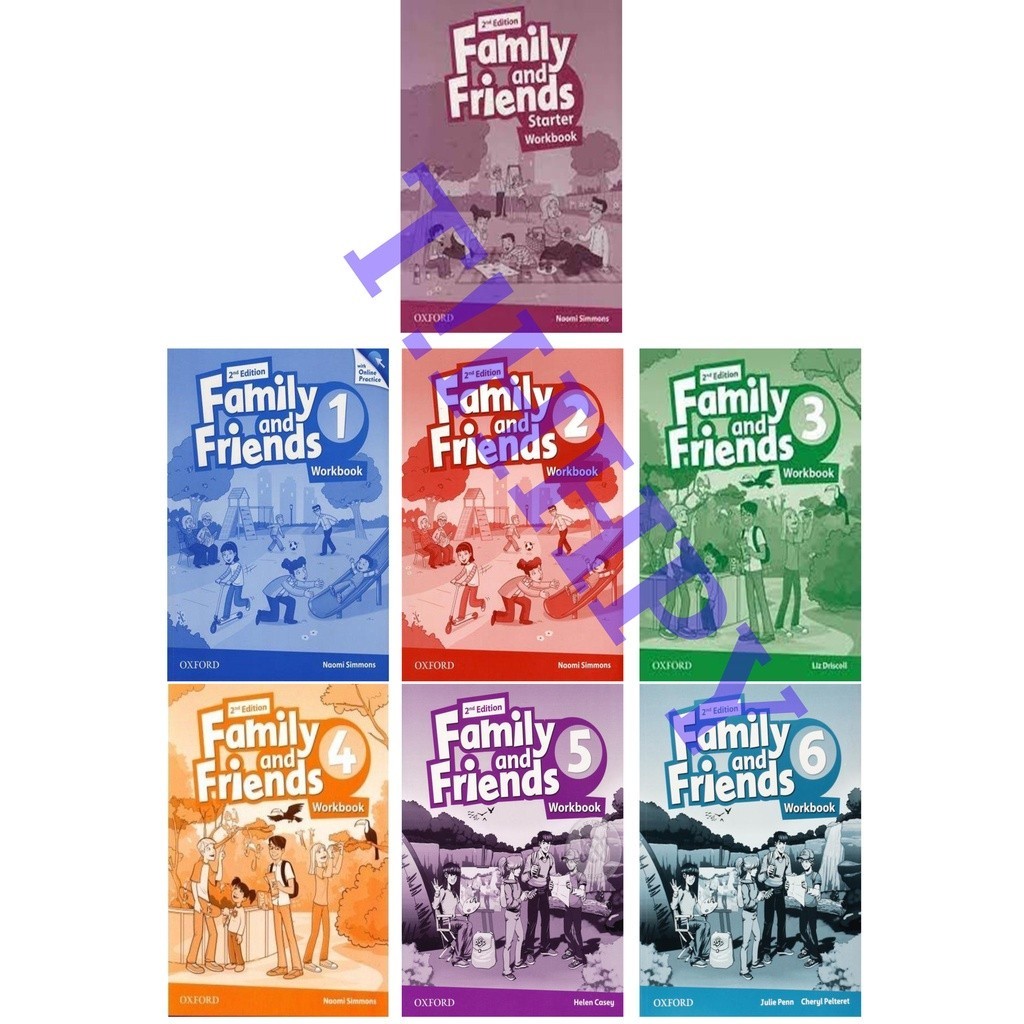 Jual Buku Family and Friends Workbook / 2nd Edition Starter 1 - 6 ...