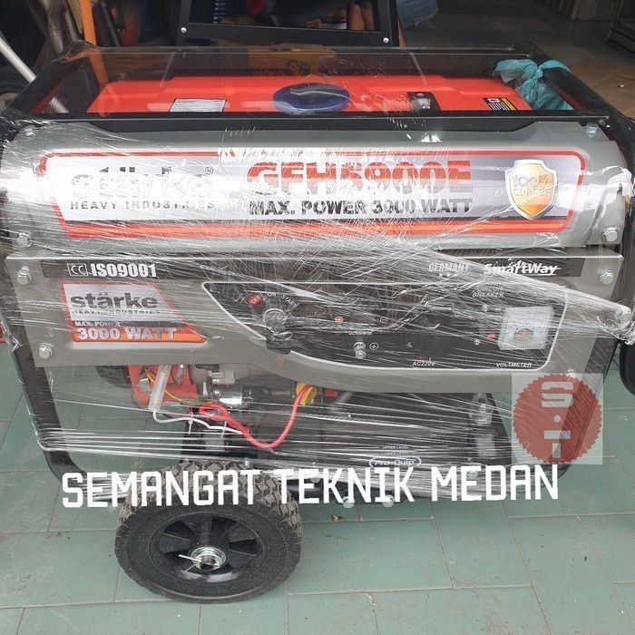 Jual GENSET GENERATOR TEMBAGA 3000 WATT ELECTRIC STARTER STARKE ...
