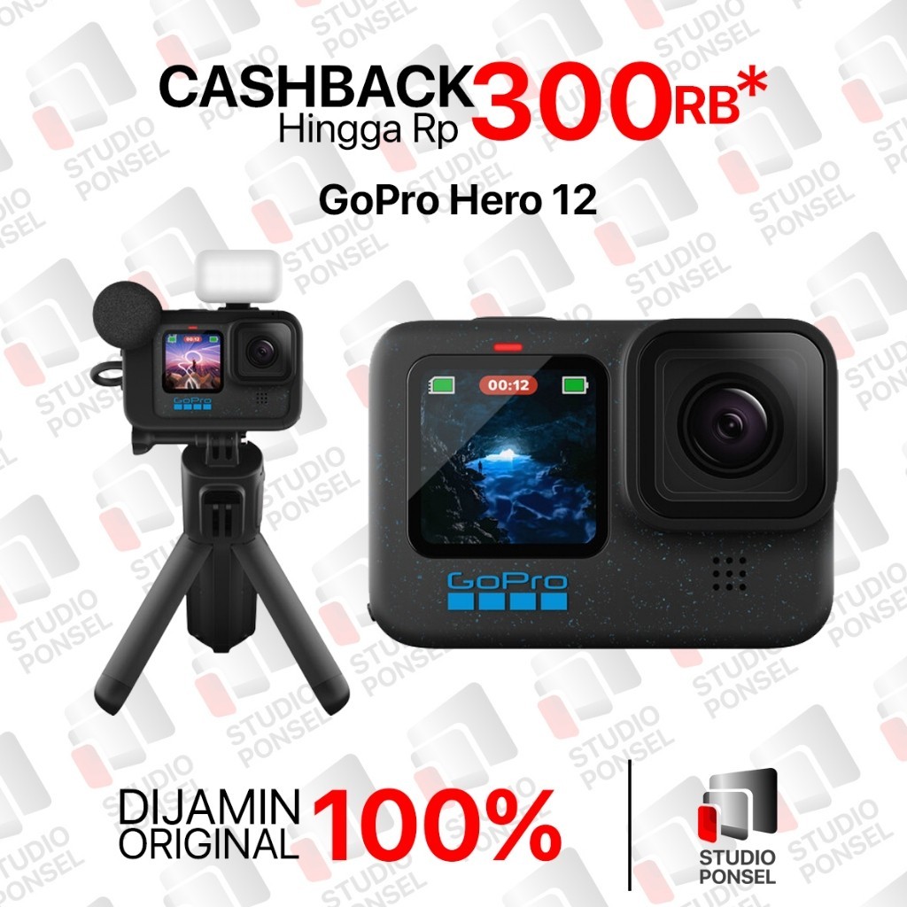 Jual GoPro Hero 12 Black - Action Camera Creative Edition Bundle | Shopee Indonesia