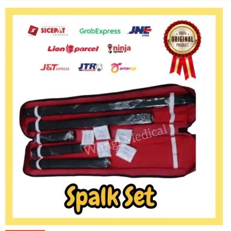 Jual Spalak Patah Tulang Spalk Set Dewasa isi 5 Bidai Kayu Set | Shopee ...