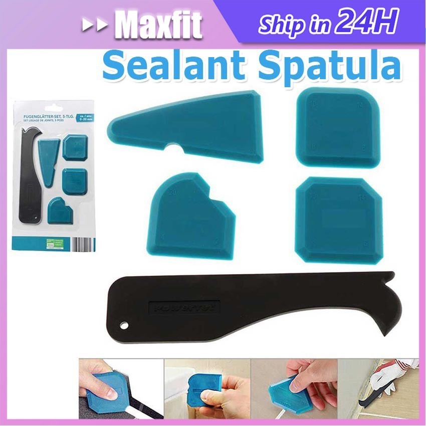 Jual 5 psc/set spatula sealant dempul Semen Caulk untuk jendela pintu ...