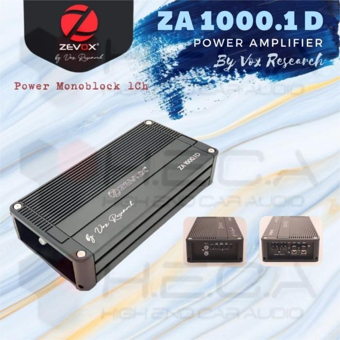 Jual ZEVOX ZA-1000.1D POWER MONOBLOCK 1CH AMPLIFIER VOX RESEARCH MONO ...