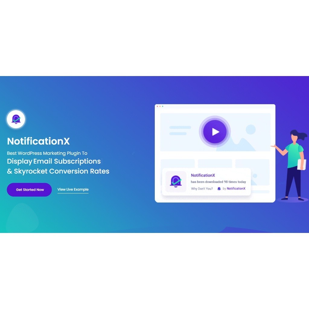 Jual NotificationX – Best FOMO, Social Proof, WooCommerce Sales Popup & Notification Bar Plugin ...