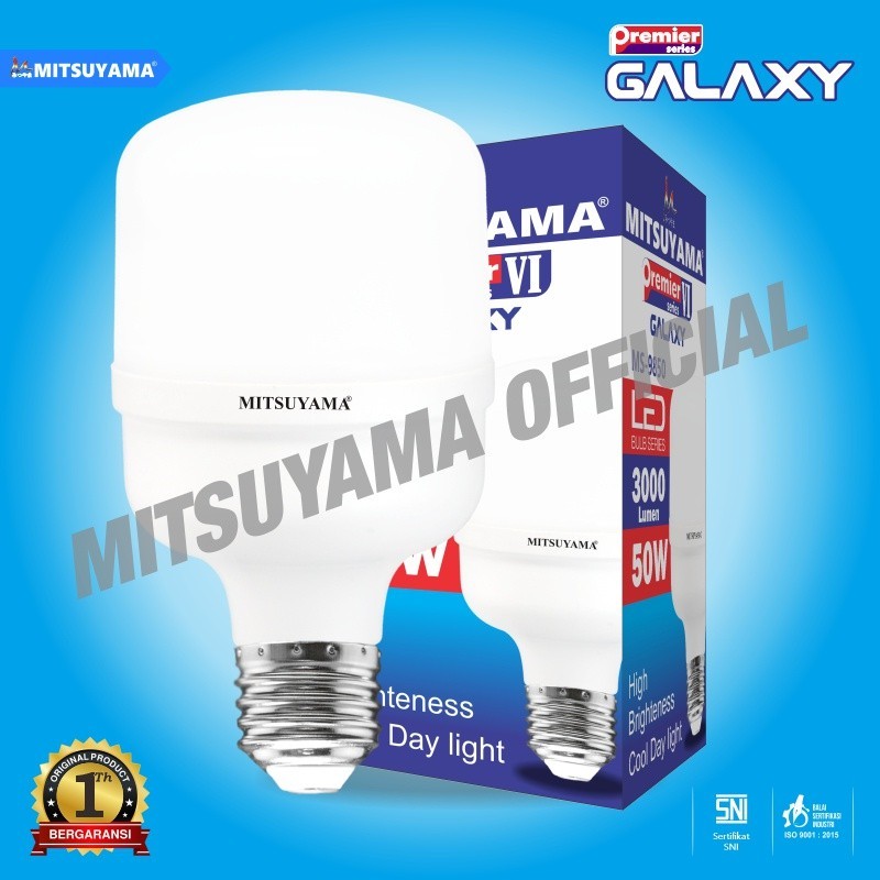 Jual Mitsuyama GALAXY Bohlam LED Premier VI 30-50W Kapsul/ Capsul /Tabung / Bola Lampu | Shopee ...