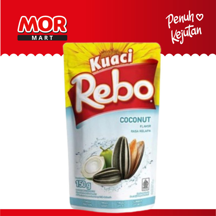 Jual REBO Kuaci Rasa Coconut 150gr | Shopee Indonesia