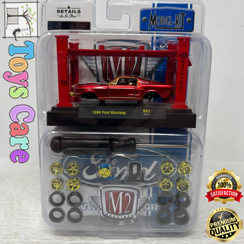 Jual M2 CHASE CAR 1968 FORD MUSTANG MODEL KIT - M2 MACHINES SHELBY 4 ...