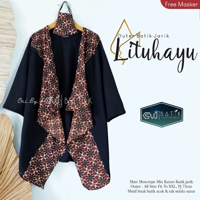Jual Outer Batik Series Lituhayu All Size Fit XXL Realpict Original ...