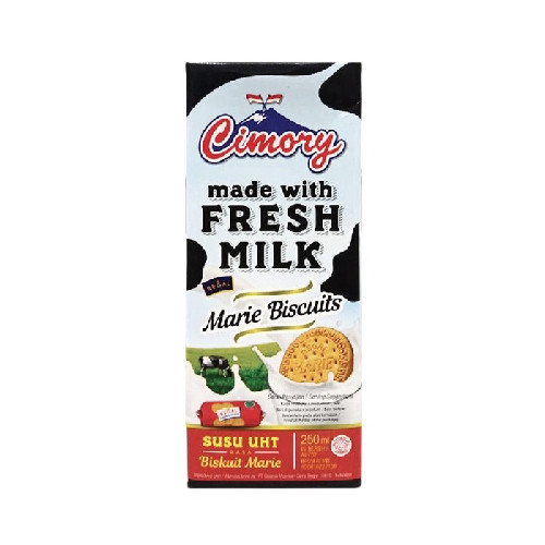 Jual CIMORY UHT MILK MARIE BISCUITS 250ML | Shopee Indonesia