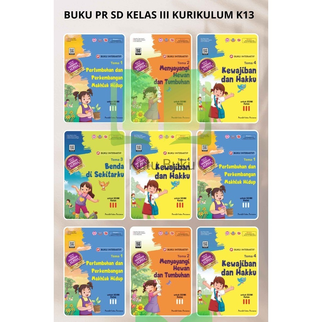Jual Buku Pr/LKS Sd Kelas 3 Semester 1&2 Kurikulum K13 Intan pariwara ...